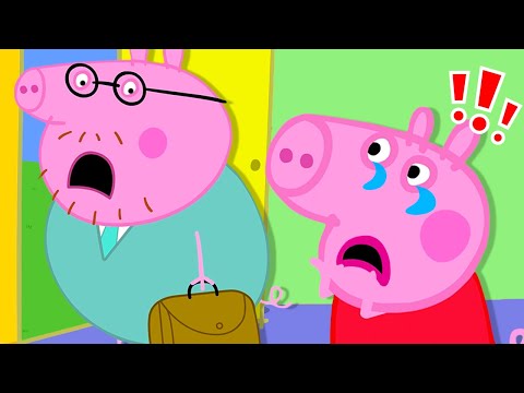 When Dad's Away Song ???? Daddy Pig Please Don't Go ✋ Peppa Pig Nursery Rhymes and Kids Songs