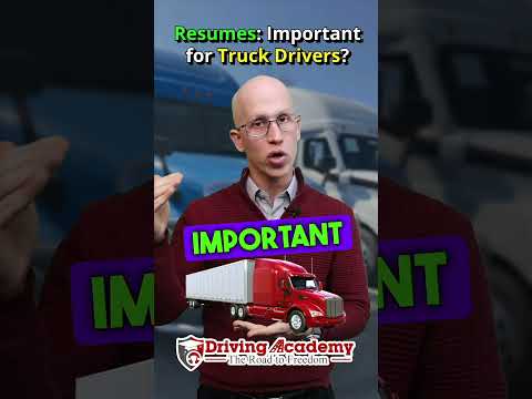 Are Resumes Really Important in Trucking? #cdl #trucking #careers