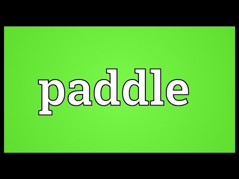 Paddle Meaning