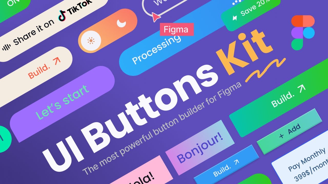 UI Buttons Kit - Quick Look (Figma)