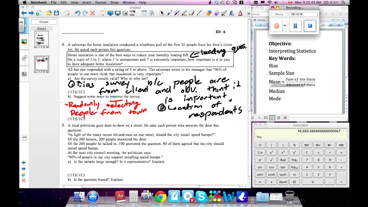 Statistical Literacy Grade 12 college Chapter 4 Quiz