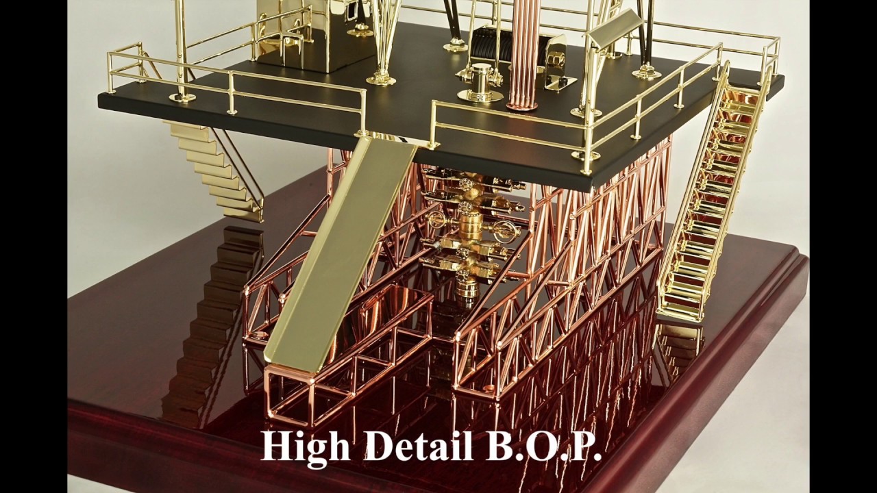 Oilfield Oil Drilling Rig Model Derrick Item #312 Oil & Gas Oilfield Gifts