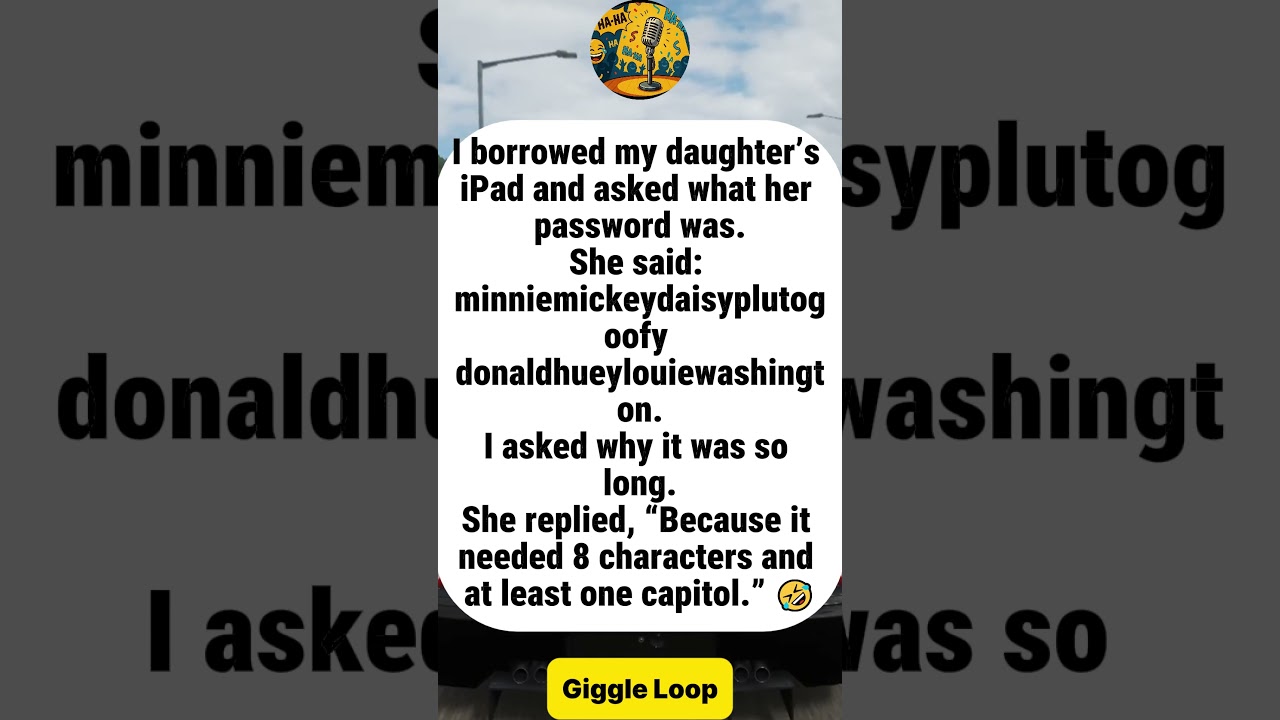 When Kids Take Password Rules A Little Too Literally#funny #joke #humor