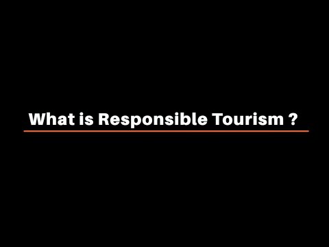 Dr Harold Goodwin Explains Responsible Tourism | Concept, Definition & More