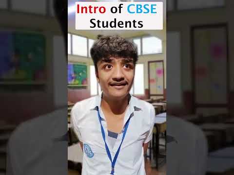 ICSE vs CBSE Students Intro..😂😜😝| Ajv | Shorts | #shorts