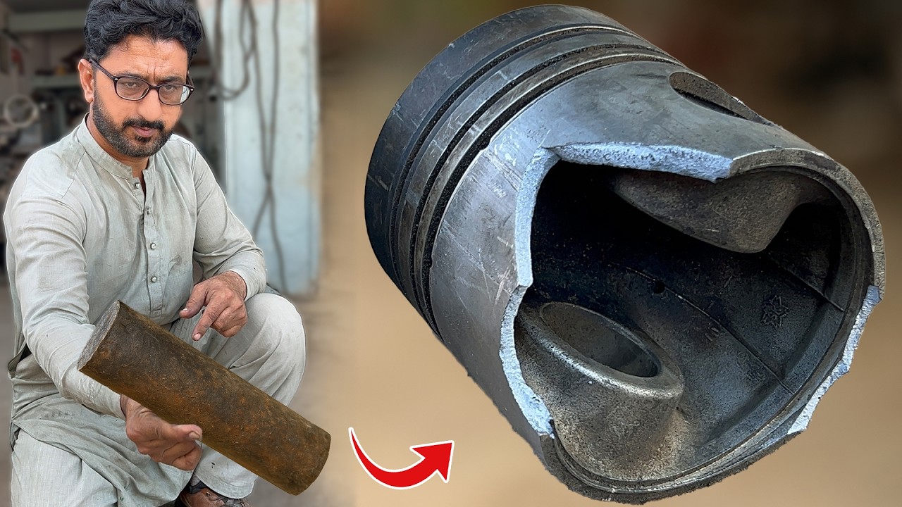 Magical Turning Process // The Machinist From Calmness Rebuilt Dead Piston Without Any Hassle