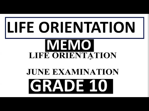 MEMO 2025 LIFE ORIENTATION GRADE 10 2025 JUNE EXAMS THUNDEREDUC GRADE 11 LO 2025 MEMO,