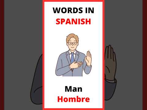 🔎 How do you say MAN in SPANISH?