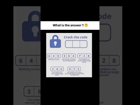enter the code #PuzzleChallenge #BrainTeaser #CanYouSolveThis #MindGames #ViralShorts