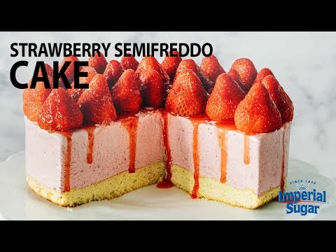 How To Make Strawberry Semifreddo Cake