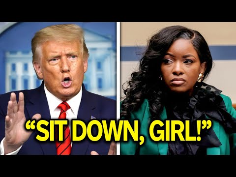 Trump Tells Jasmine Crockett “Sit Down, Girl” — Her Reply Leaves America Speechless