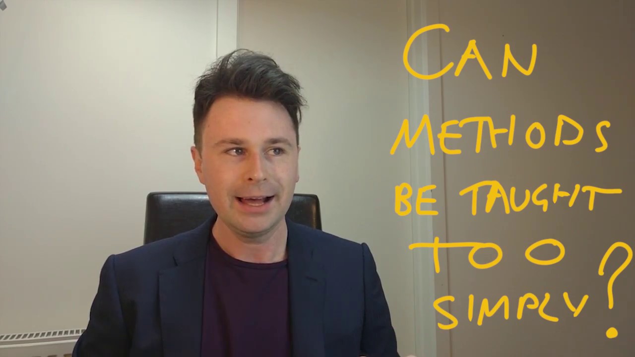 Can it be taught too simply? VCE Maths Methods