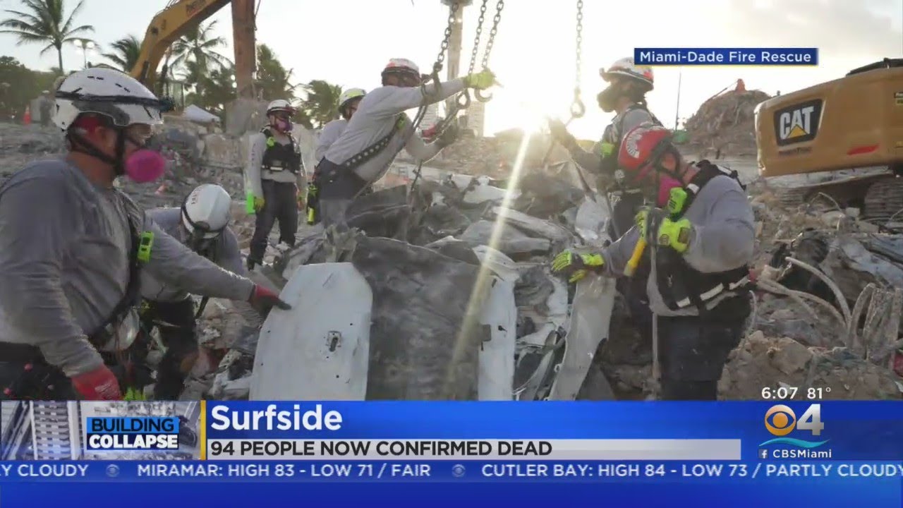 Surfside Condo Collapse Search Continues Around The Clock