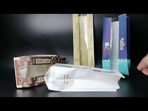 Custom Printed Kraft Paper Bread Bag From Star Packaging Factory