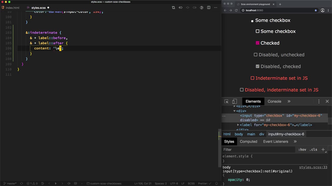 Indeterminate Styles