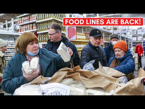 Food Lines Are Back To Russia! – Ukraine Today .org
