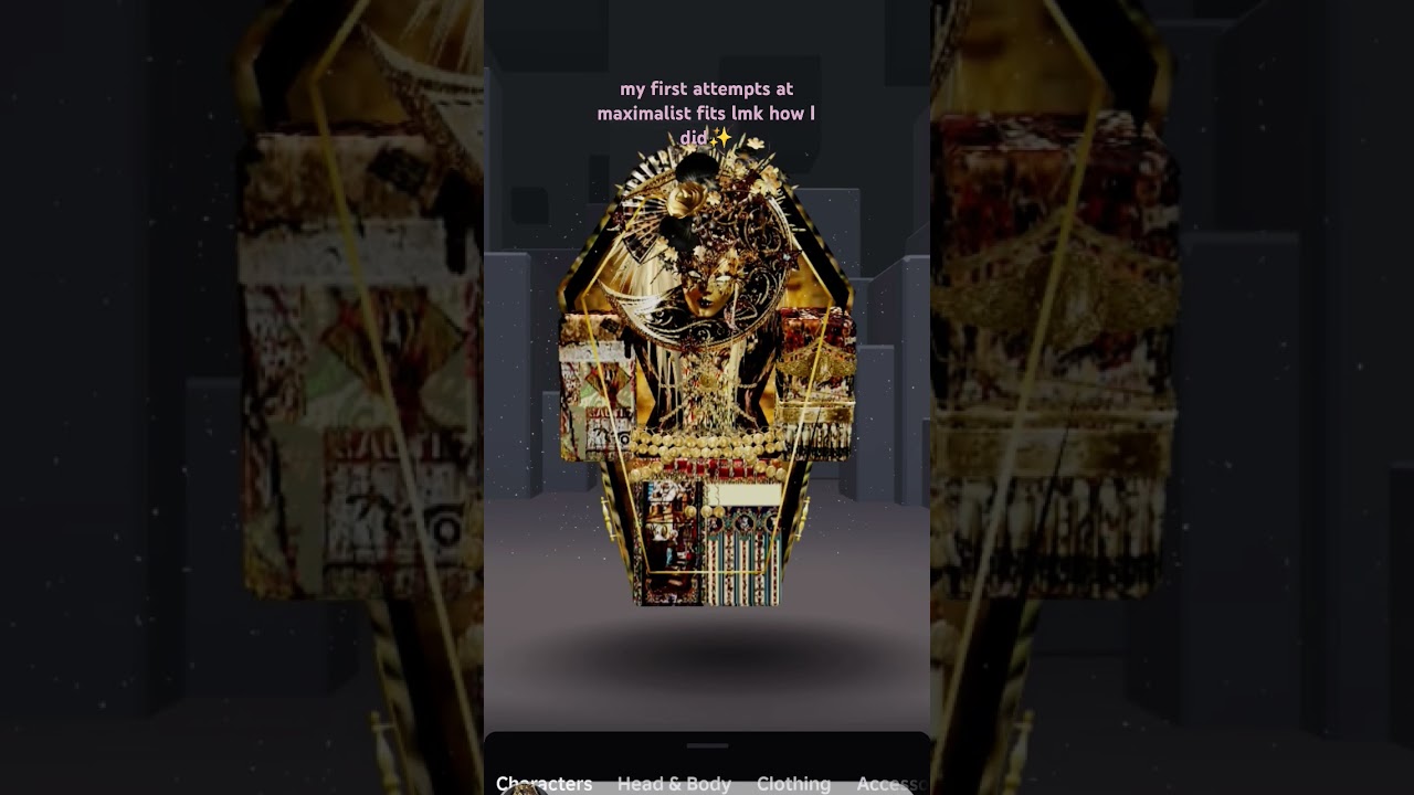 I'd love any feedback positive or not. Just be brutally honest #roblox #maximalist #outfits #avatar