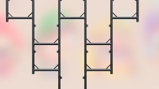 Global Truss Modular Lighting Quick Grid for Moving Heads in Black Quad ...