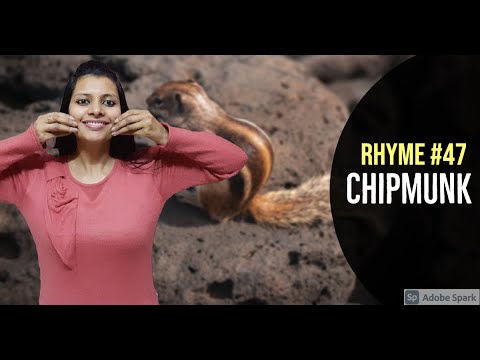 Rhyme #47 | Chipmunk | Rhyme for Kids