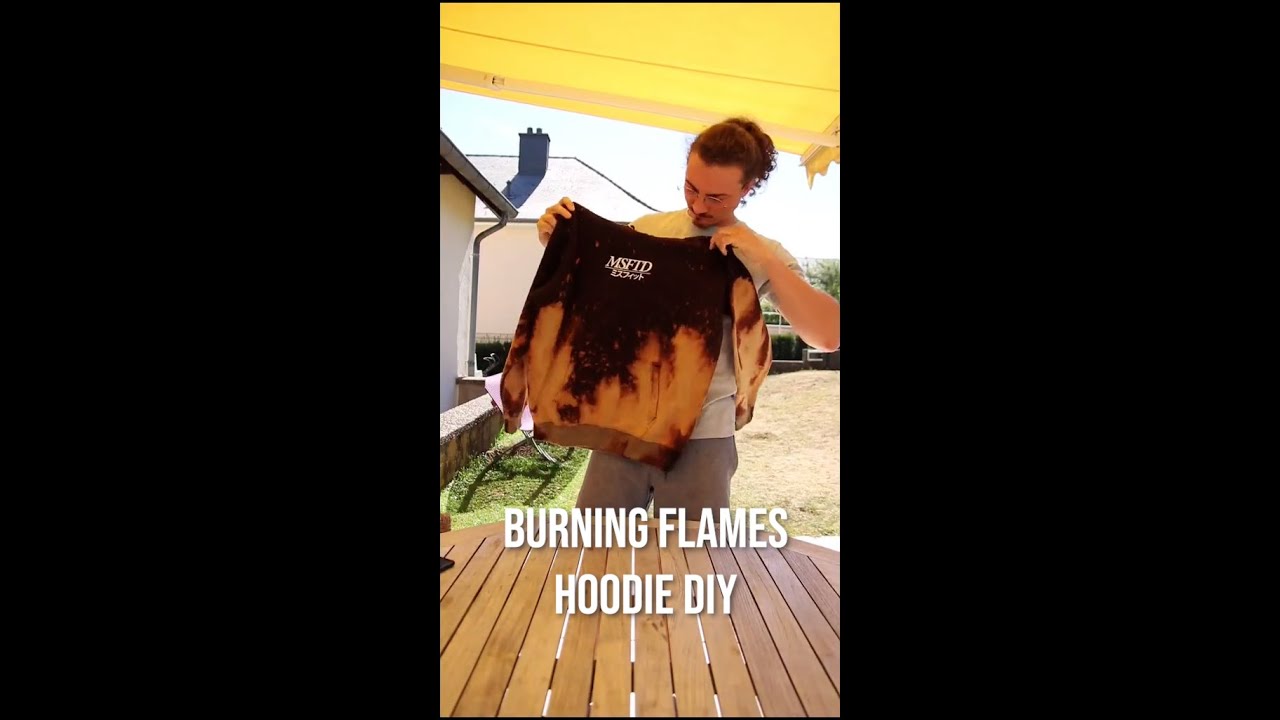 Insane Bleach Dye Hoodie🔥