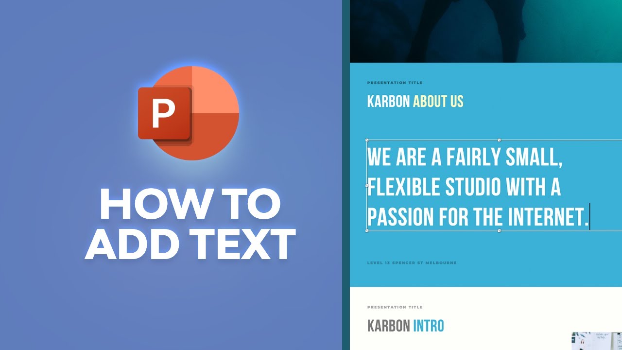 How to Add Text to PowerPoint & Make Amazing Text Effects
