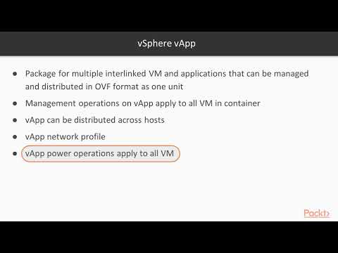 Learn vSphere 6 5 Data Center Essentials vSphere 6 5 Virtual Machine Essentials|packtpub com ...