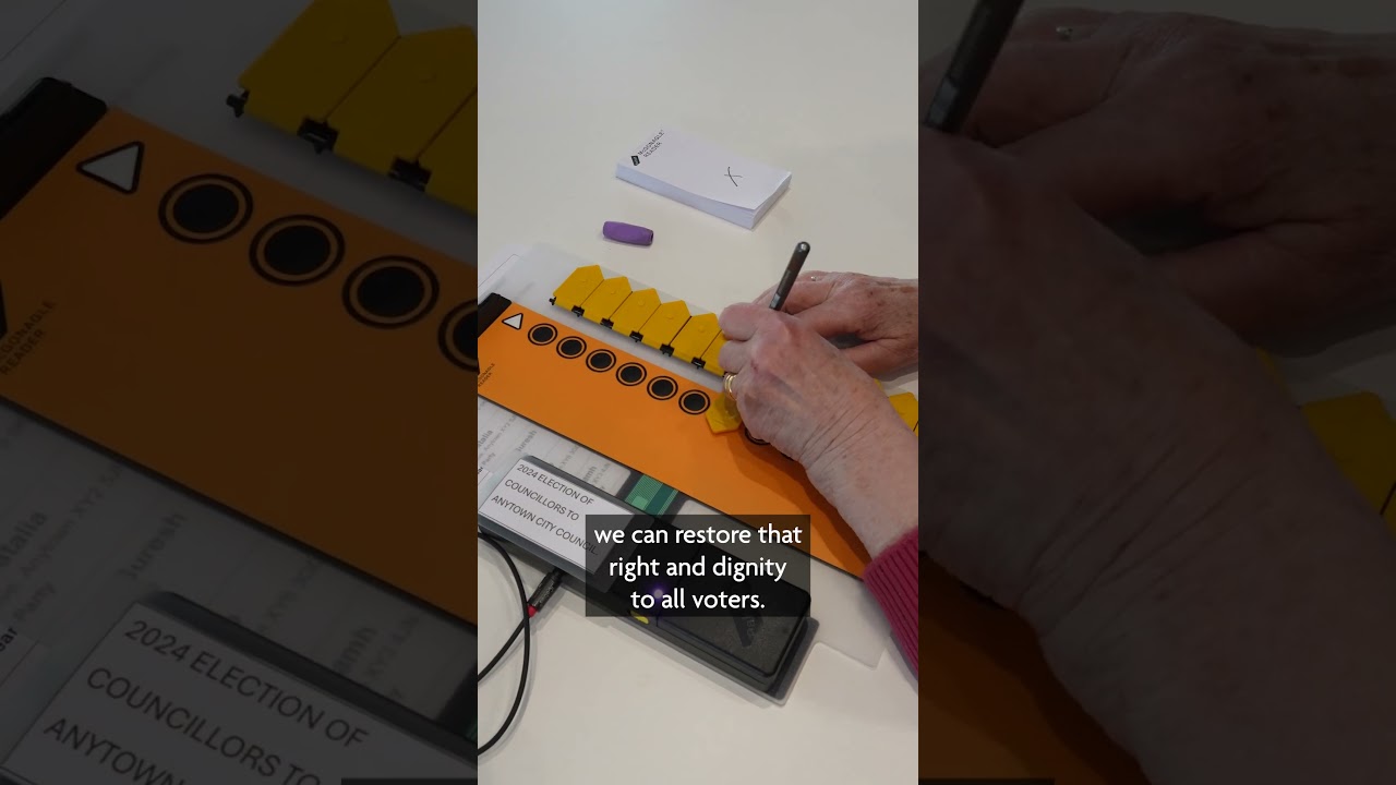 CEO Paul Martin Accessible Voting