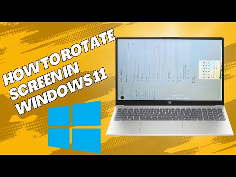How to Rotate Screen in Windows 11