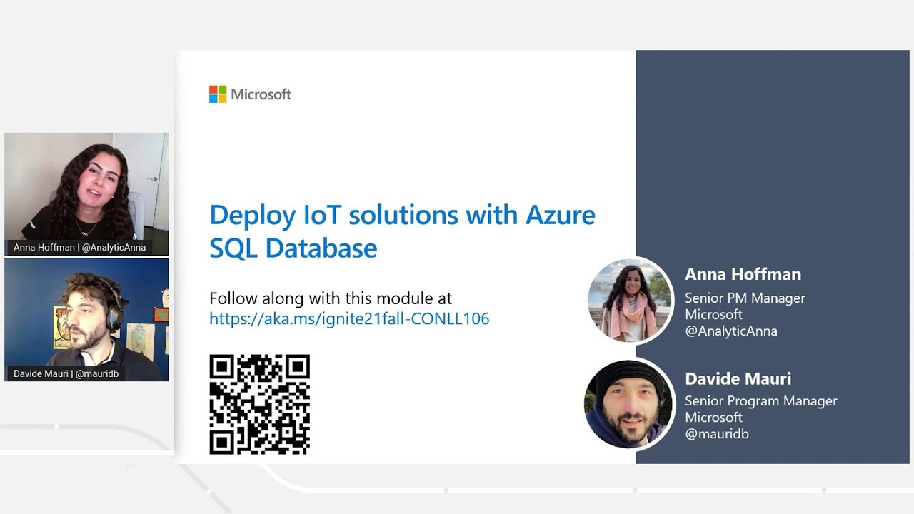 Deploy IoT Solutions with Azure SQL Database | CONLL106