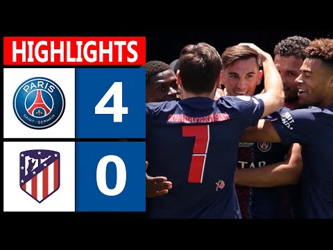 HIGHLIGHT (4-0) | PSG vs Atletico De Madrid | Fifa Club World Cup 2025 | Full Match Streaming
