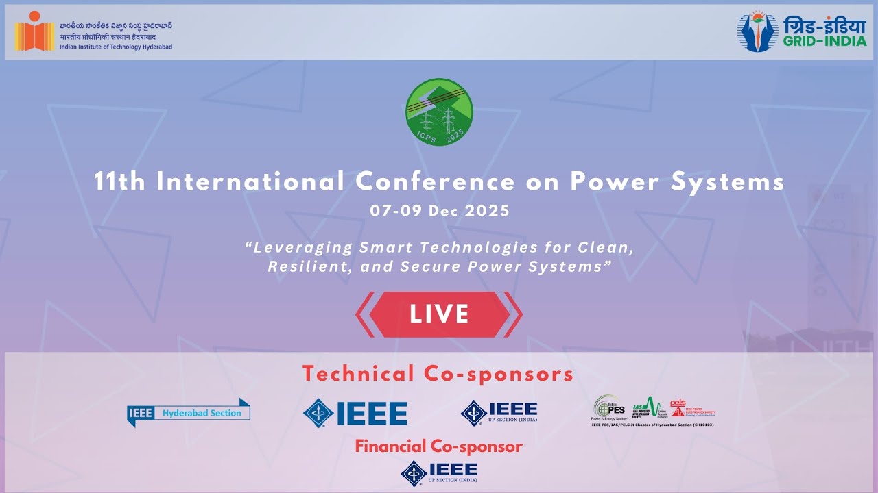11 International Conference on Power Systems | Inaugural | 2025