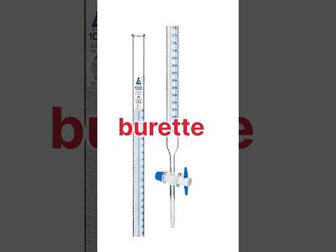 burette | why do we use burette in the lab #sciencefields#shorts #chemistrylab #experiments