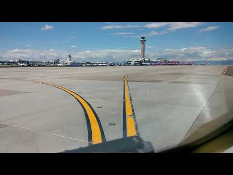 Bombardier Q400 Maintenance Taxi, Denver International Airport