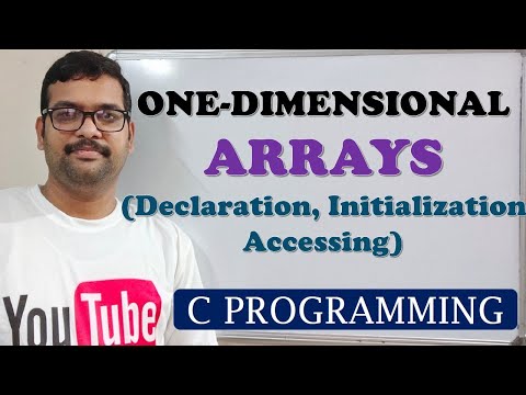 Learn 33 ONE DIMENSIONAL ARRAYS DECLARATION INITIALIZATION AND ACCESSING C PROGRAMMING - Mind Luster