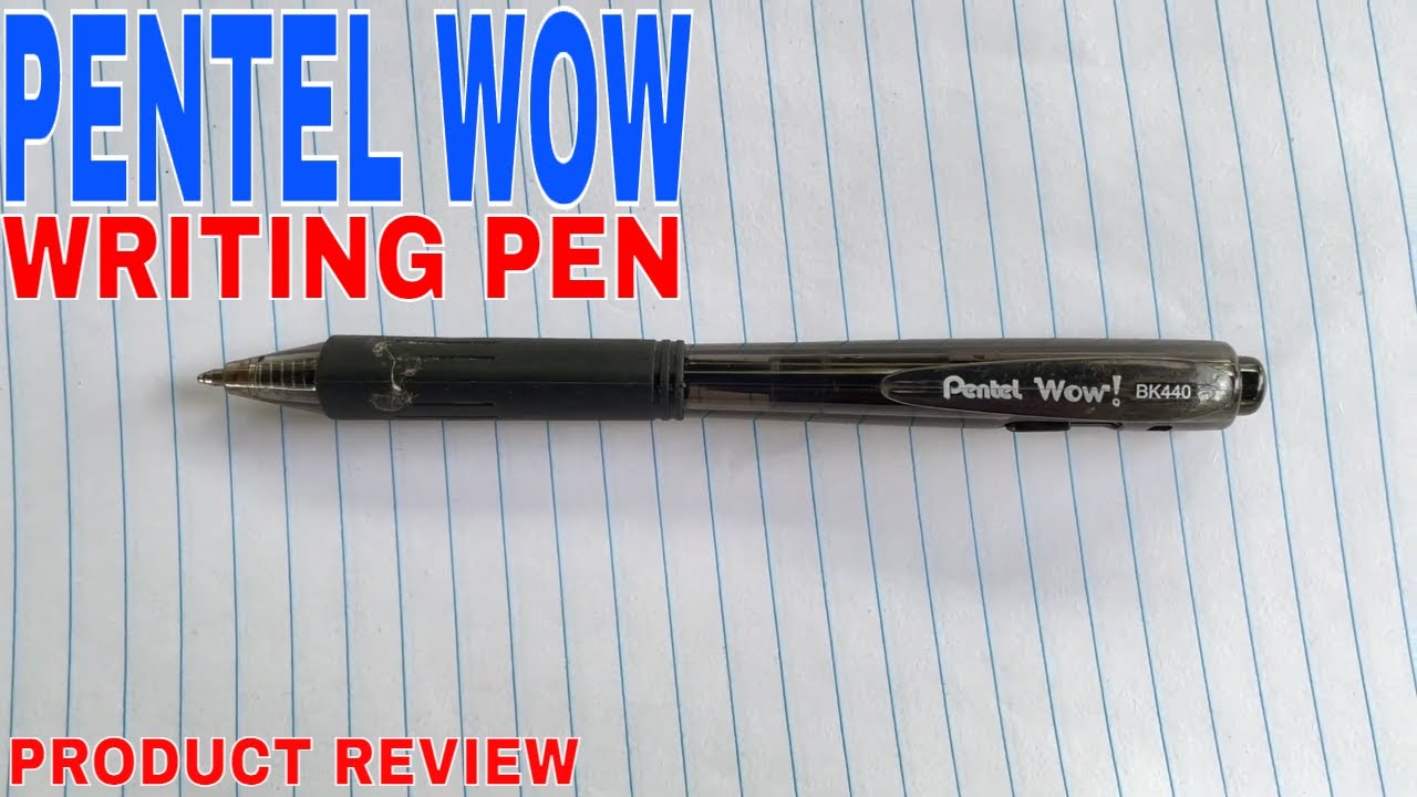 ✅  Pentel Wow Writing Pen 🔴