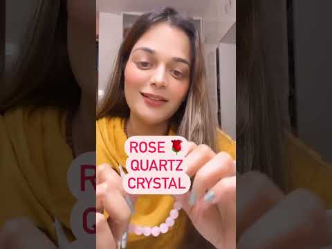 Rose quartz crystal benefits#shorts#rosequartz#crystal#ranjeeta