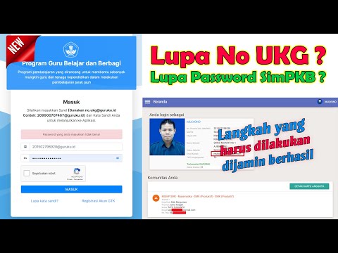 Jangan Panik, Ikuti langkah ini jika Lupa Nomor UKG atau Password Sim PKB 2021