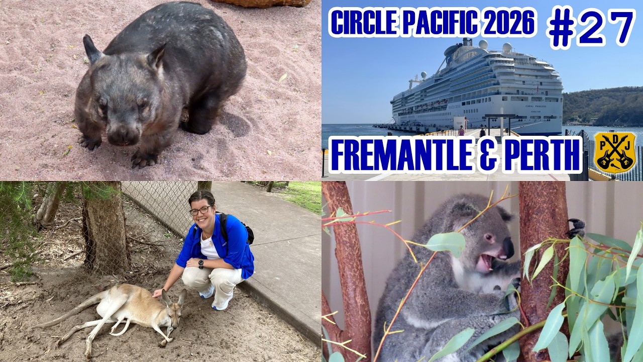 Fremantle, Australia - Caversham Wildlife Park, Perth Tour, Swan River Ferry - Circle Pacific Cruise
