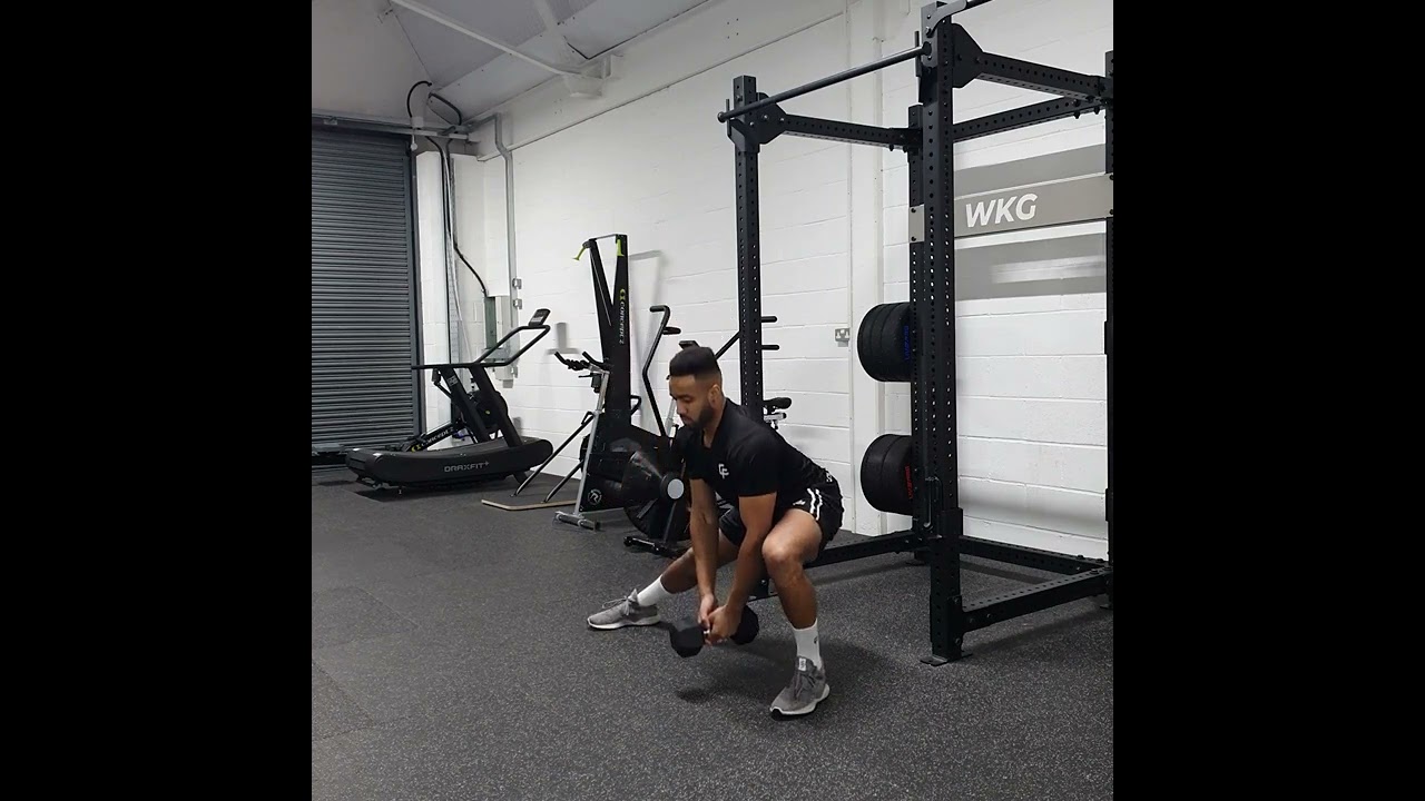 Dumbbell Static Side Lunges