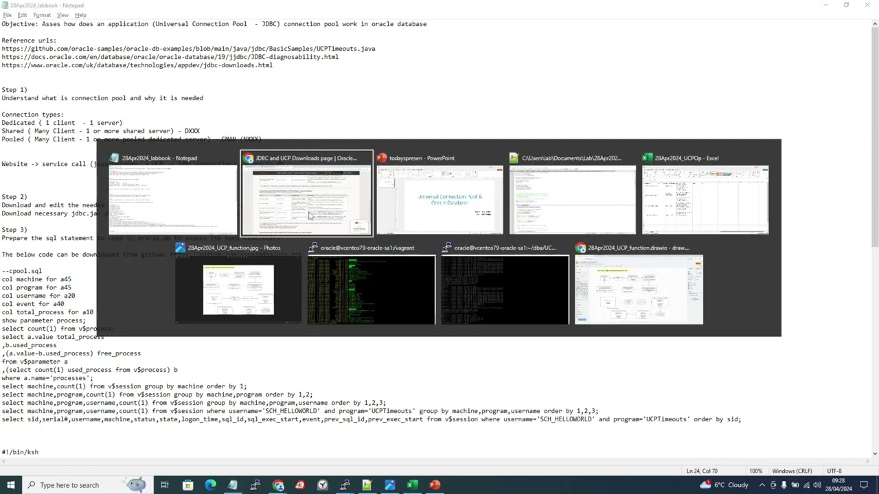 Oracle Database and Java Universal Connection Pool