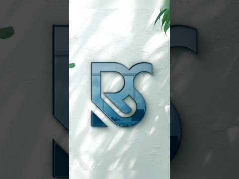 🔥🤯 R + S Best logo For Subscribers 🤯🔥 | #shorts #viral #logo #adobeillustrator