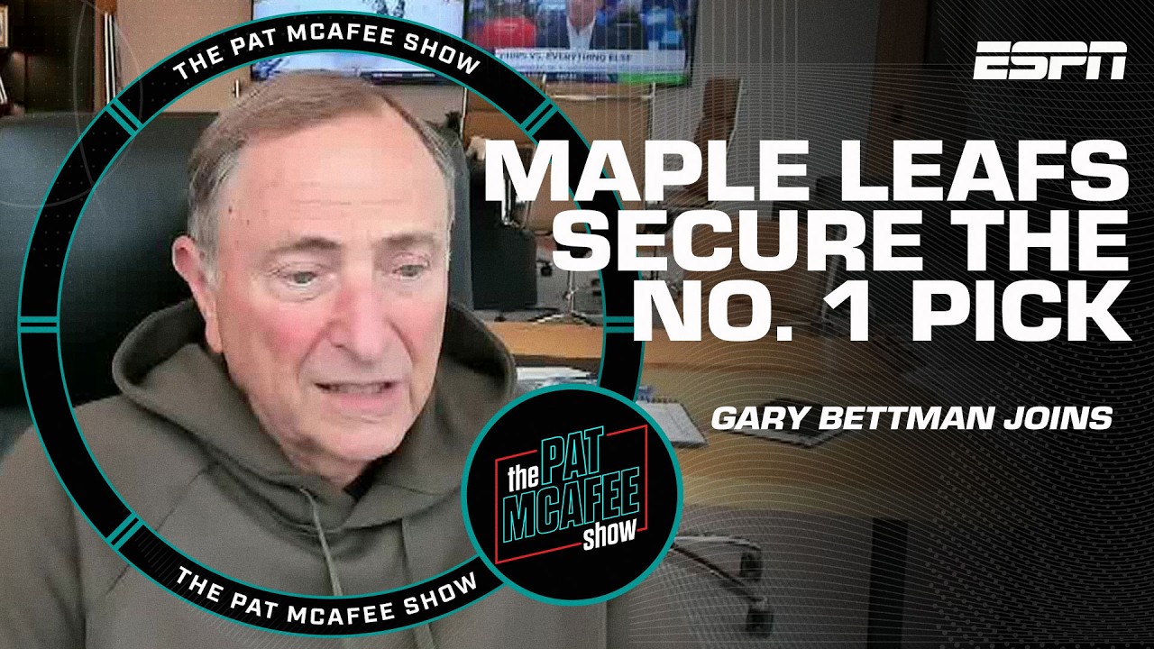 Gary Bettman discusses the Toronto Maple Leafs getting the No. 1 pick 🍿 | The Pat McAfee Show