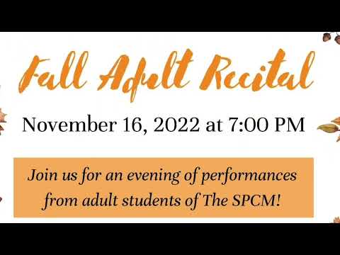 Fall Adult Recital 2022