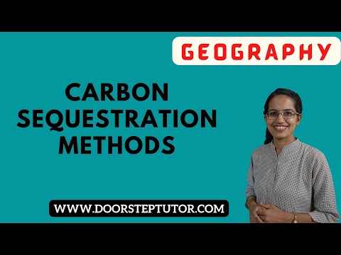 Carbon Sequestration: Methods - Carbon Farming, Microalgae, Seaweeds, Direct Air Storage, BECCS,Fuel