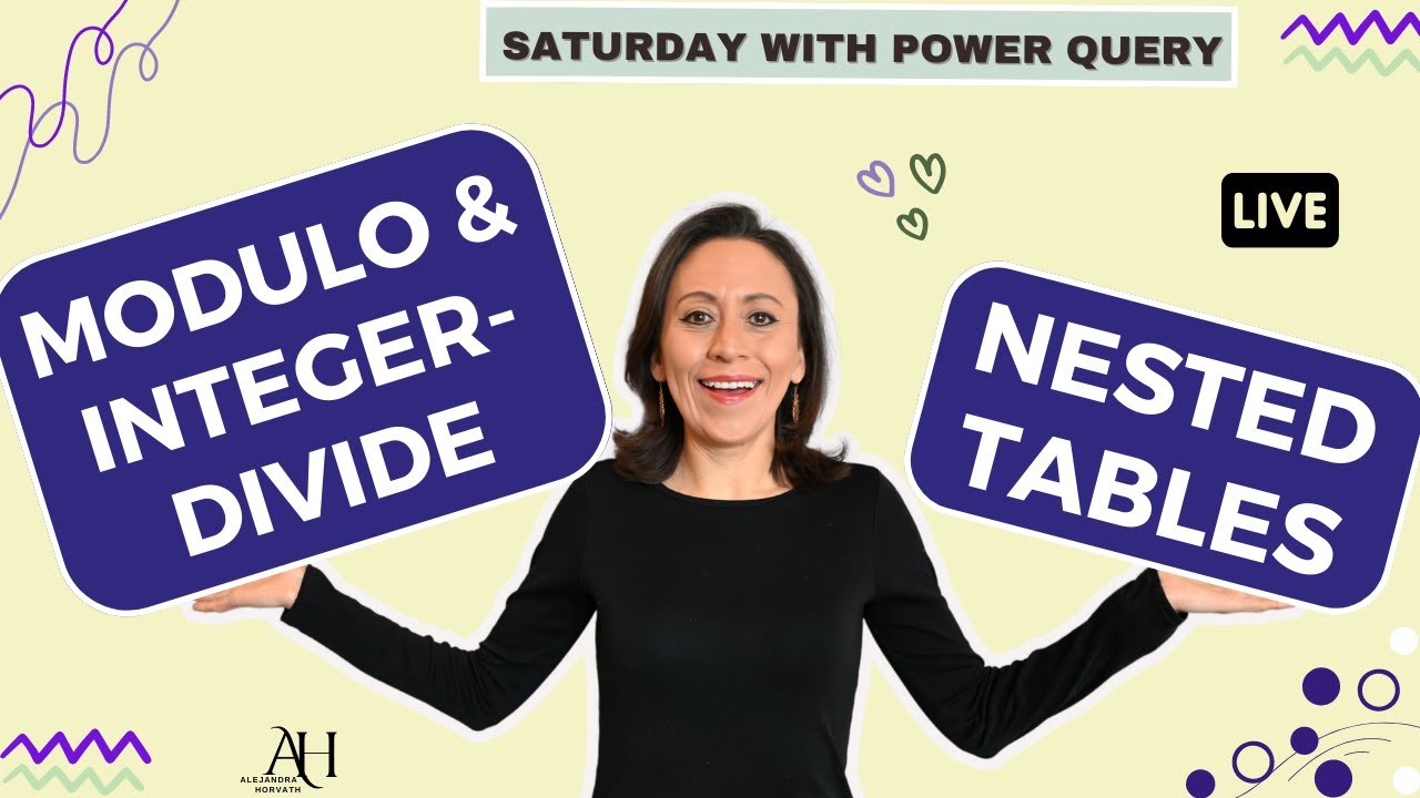 How I use Modulo & Integer-Divide In Nested Tables - #SaturdayWithPowerQuery
