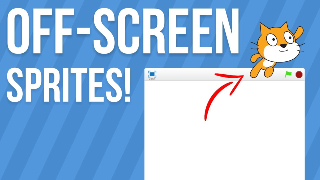 How to move sprites off-screen with Scratch