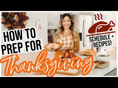 HOW TO PREP THANKSGIVING DINNER @BriannaK THANKSGIVING RECIPES COOK WITH ME + HOMEMAKING TIPS!