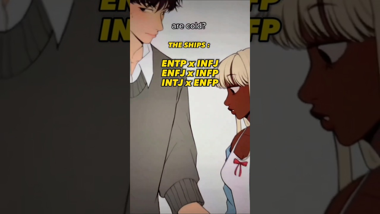 MBTI ships 😂 #entp #infj #enfp #intj #mbti #animatic