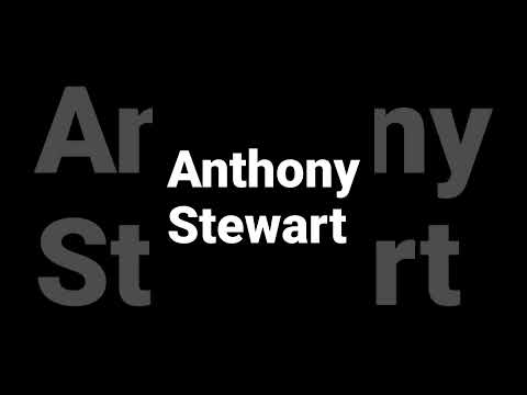 How to pronounce Anthony Stewart