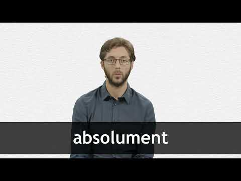 English Translation of “ABSOLUMENT” | Collins French-English Dictionary